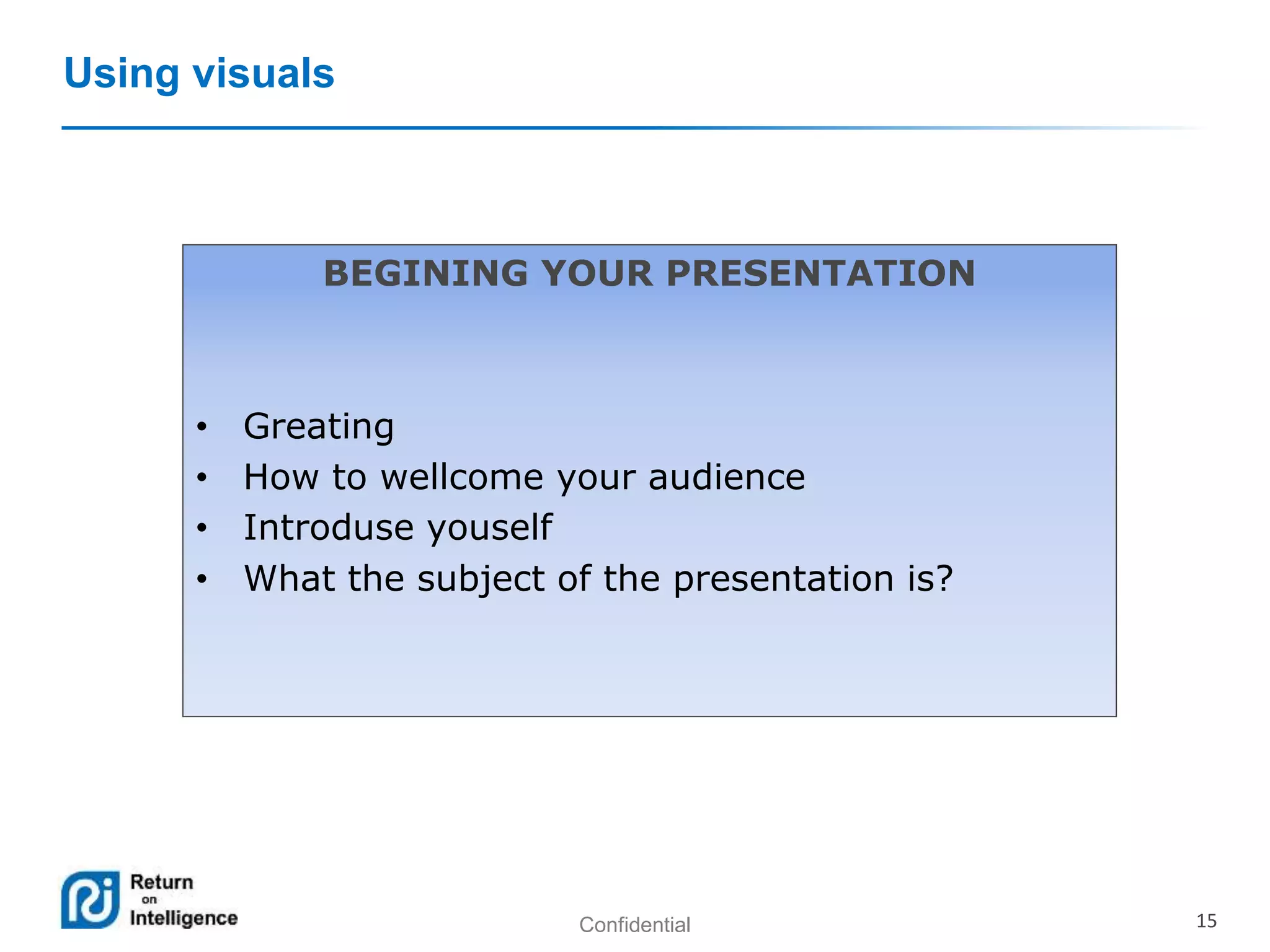 English for Presentations | PPTX