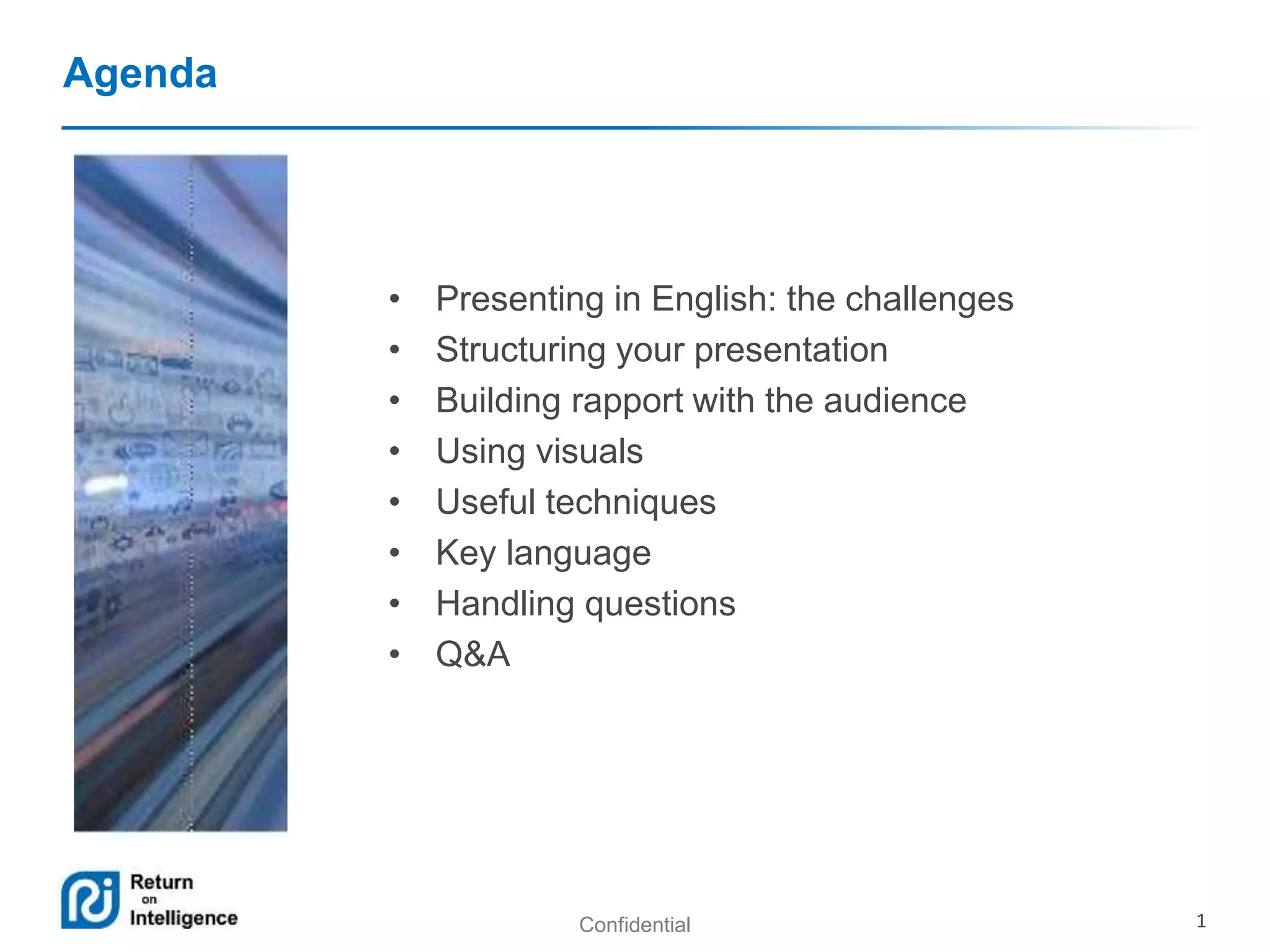 English for Presentations | PPTX