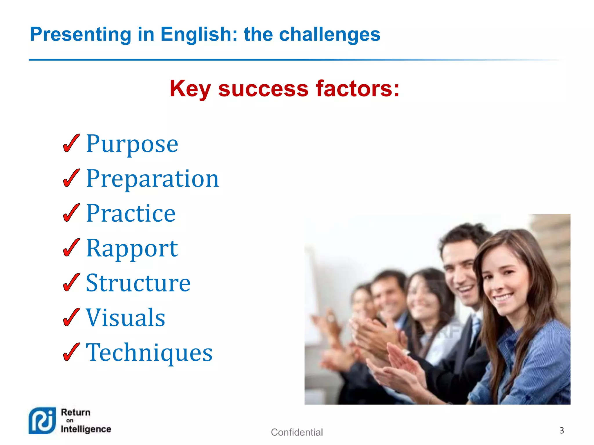 English for Presentations | PPTX