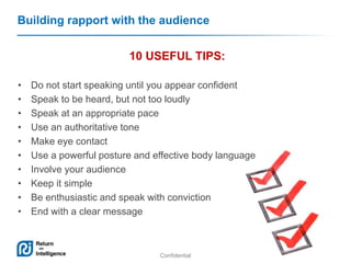 English for Presentations | PPTX