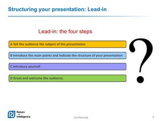 English for Presentations | PPTX