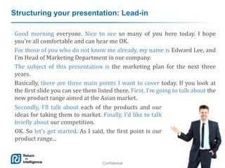 English for Presentations | PPTX