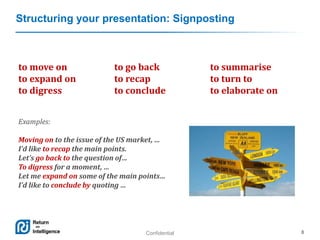 English for Presentations | PPTX