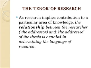 English For Research | PPT
