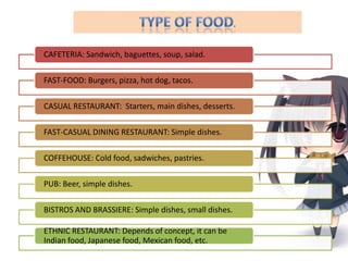 Types of restaurants | PPTX