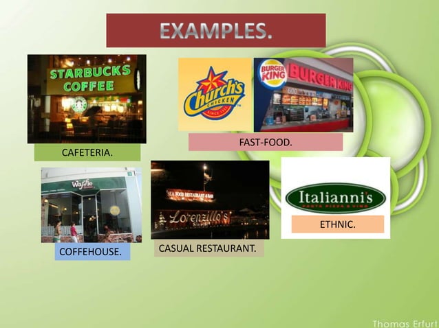 Types of restaurants | PPTX