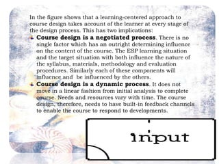 Esp Course Design And Skills And Strategies Pptx