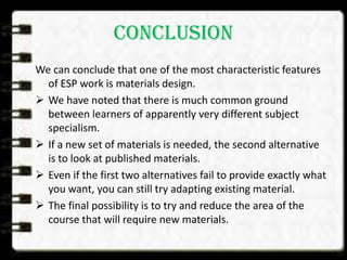 English for specific purpose | PPTX
