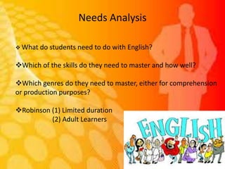 English for specific purposes | PPTX