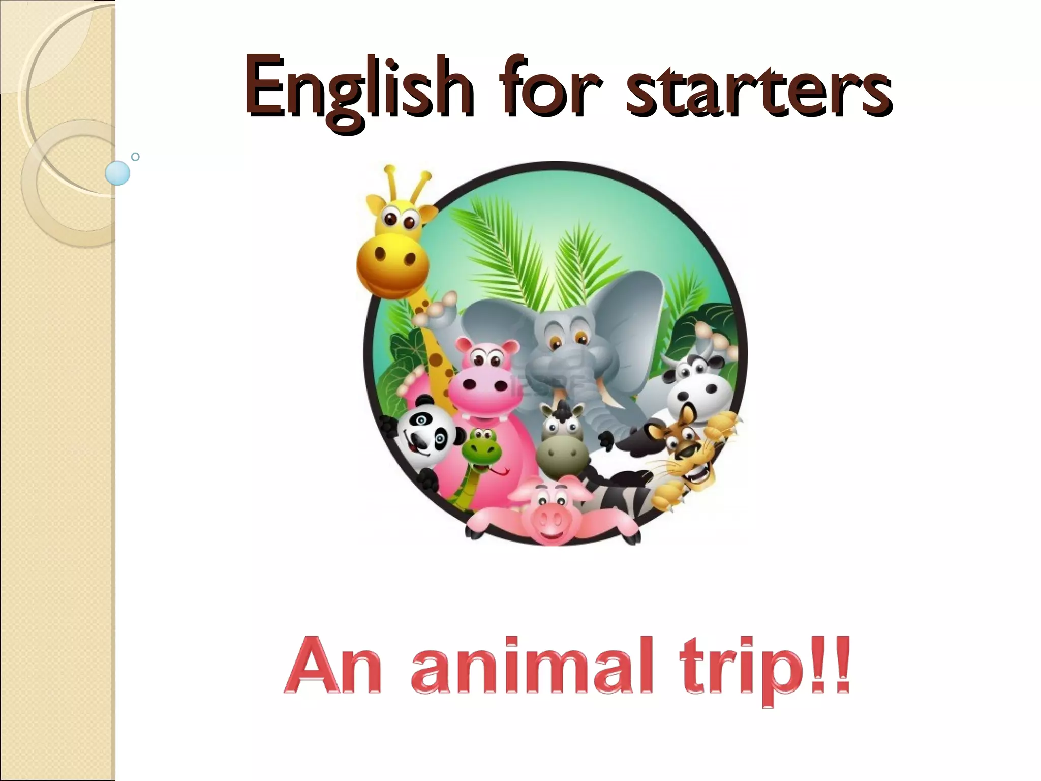 English for starters 123 | PPT