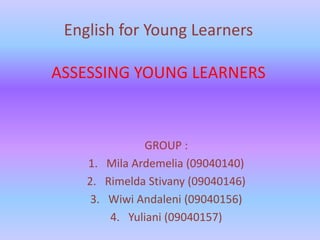 English for Young Learners.pptx free for u | PPTX | Educational ...