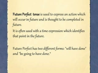 English future perfect | PPT