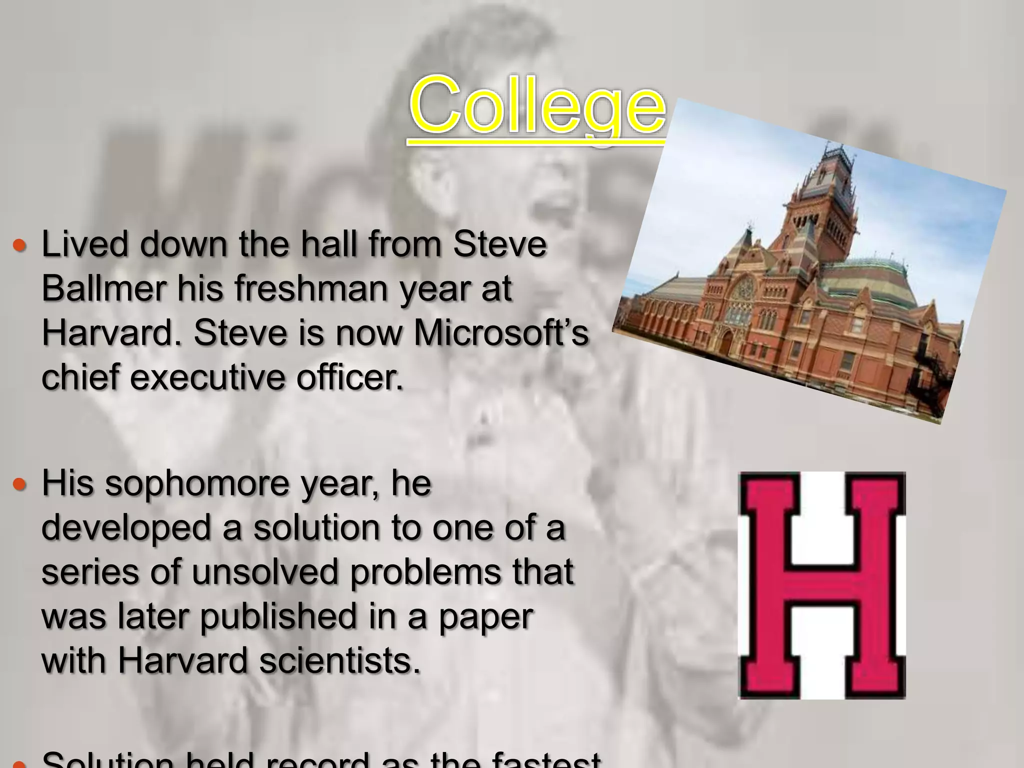 Bill Gates BioGraphy | PPTX