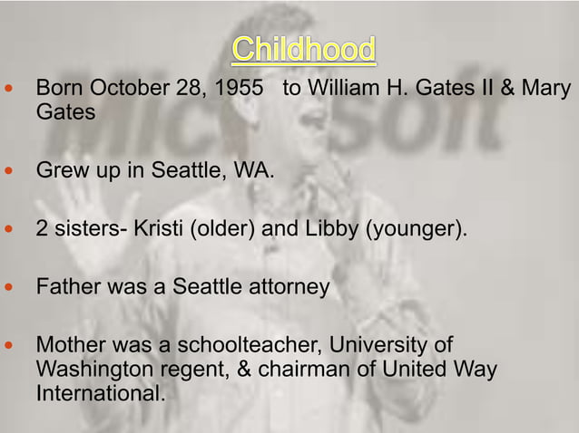 Bill Gates BioGraphy | PPTX