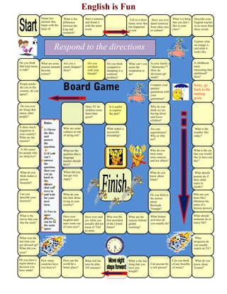 English games 1 | PDF