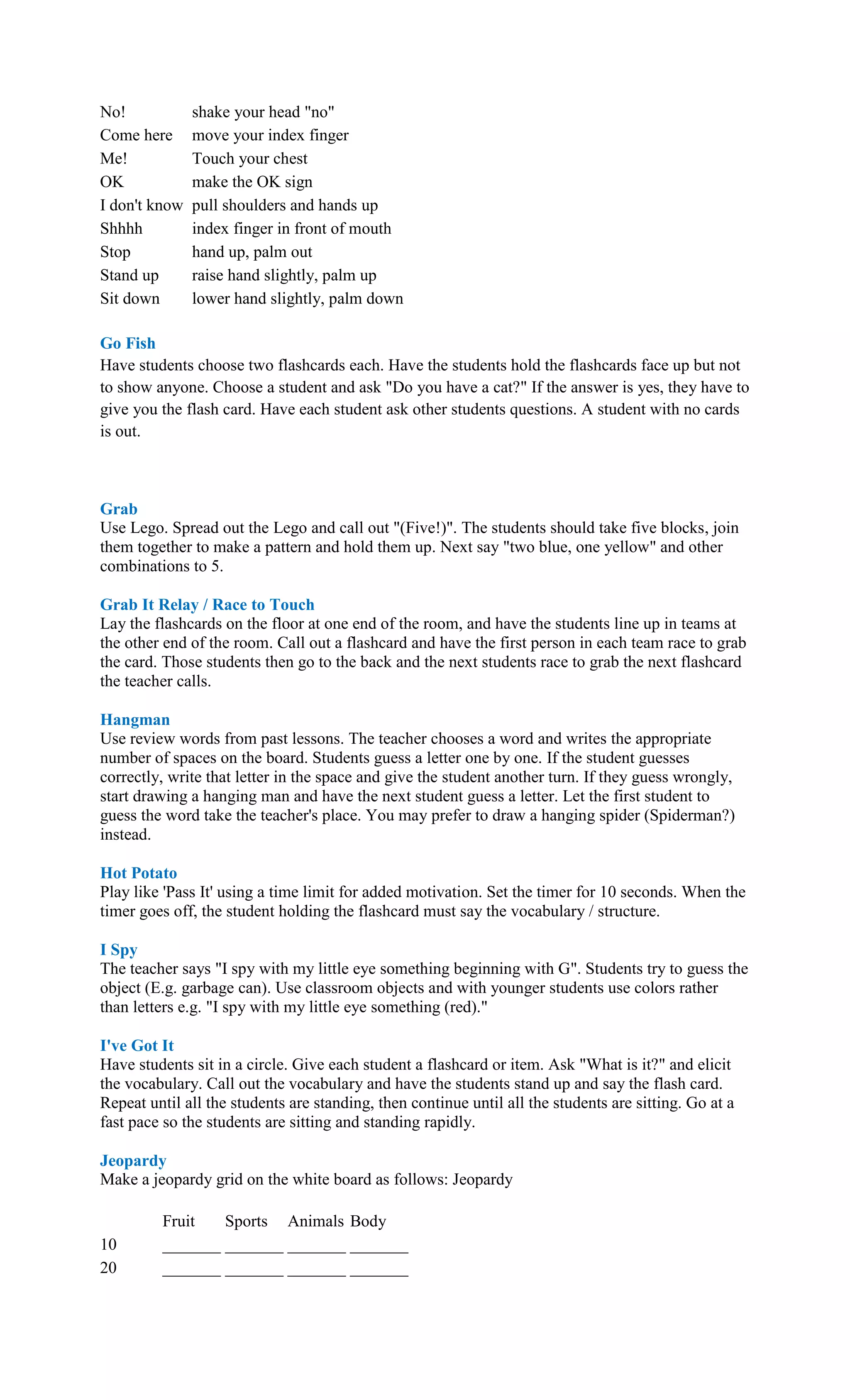 English games rumah upit | PDF