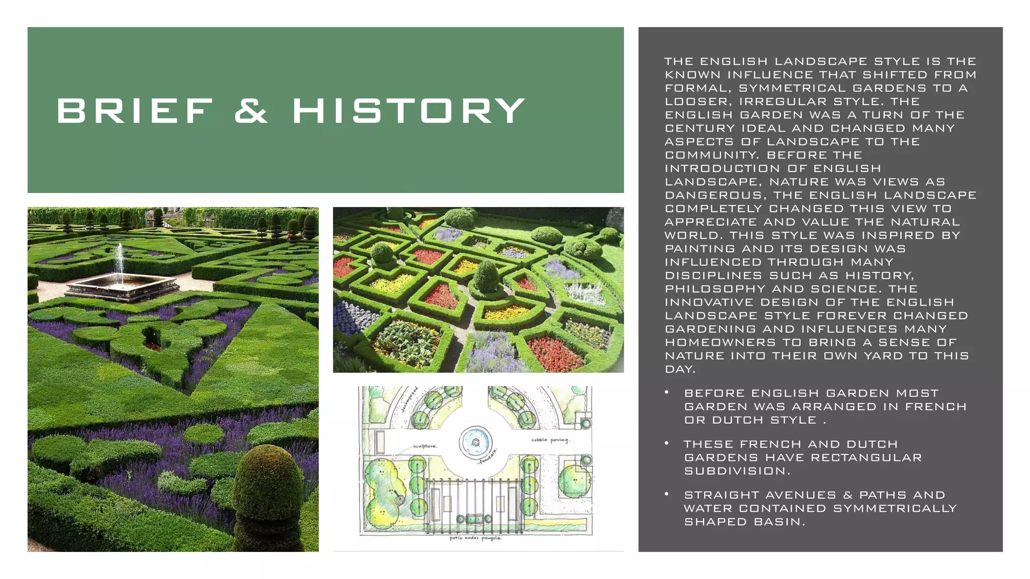 English garden landscape design | PDF