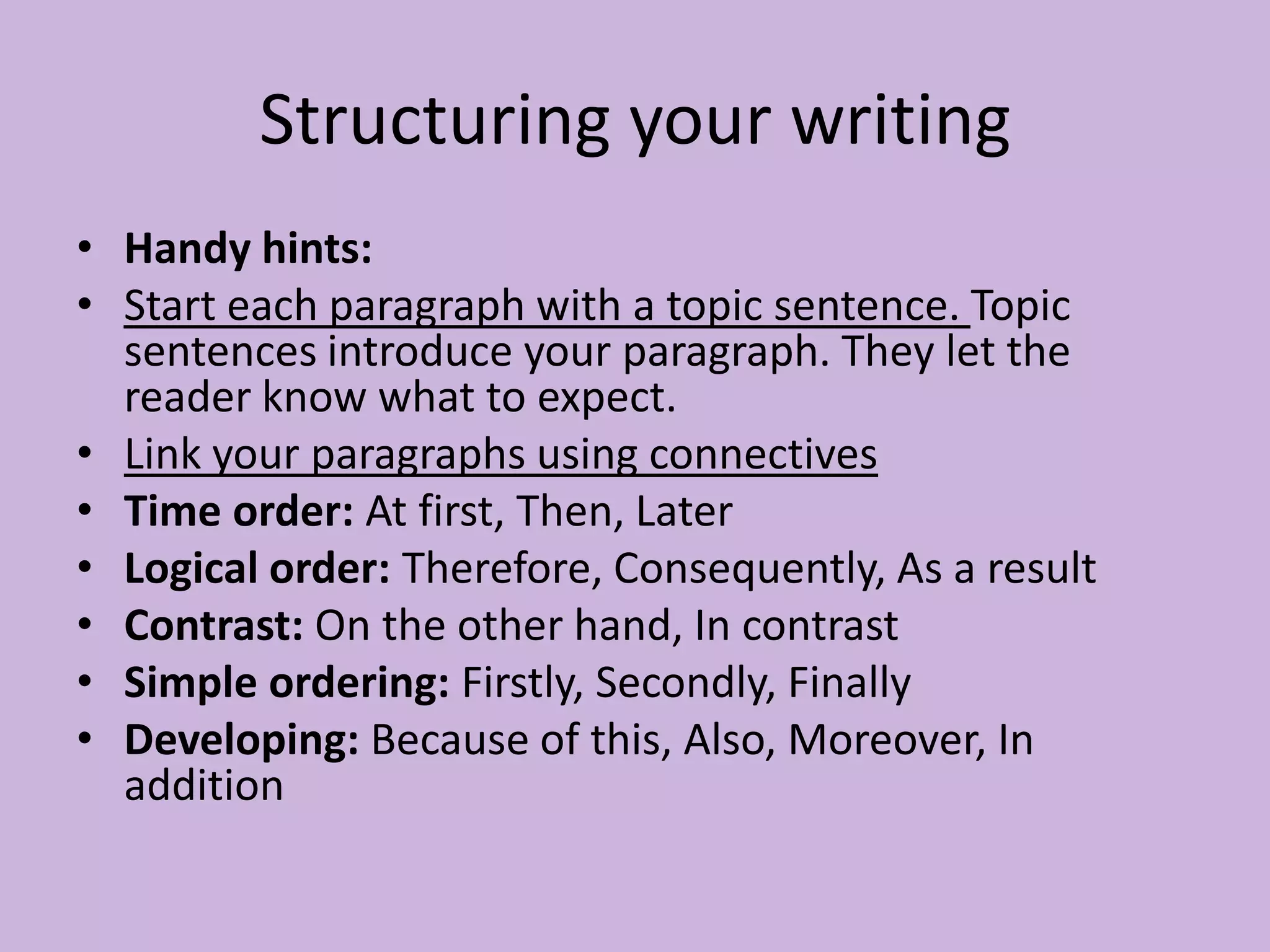 English gcse final tips | PPTX