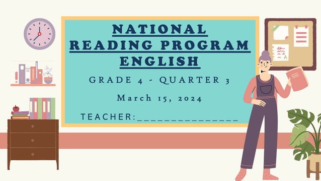 ENGLISH GRADE 4 PROJECT DEAR OF DEPARTMENT OF EDUCATION | PPT