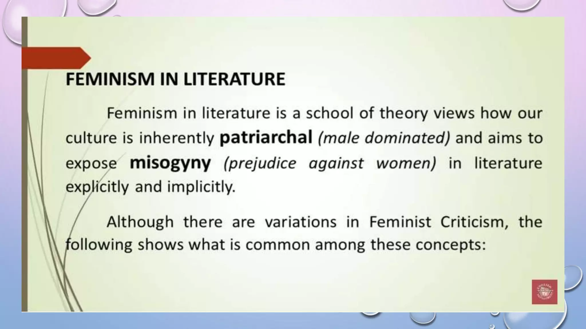ENGLISH_GRADE 10- Feminist Approach.pptx