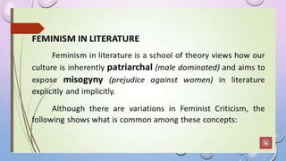 ENGLISH_GRADE 10- Feminist Approach.pptx