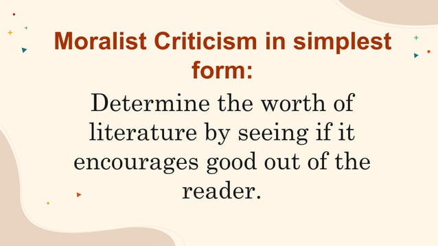ENGLISH_GRADE 10-Moralist Approach.pptx | Books and Literature