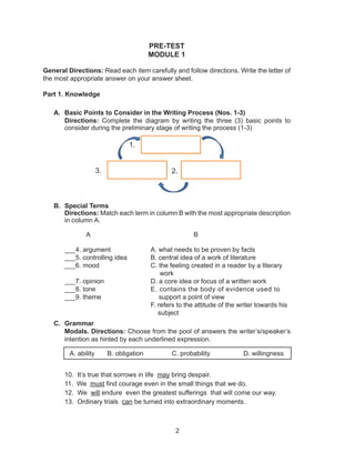 GRADE 10 ENGLISH LEARNER'S MODULE | PDF