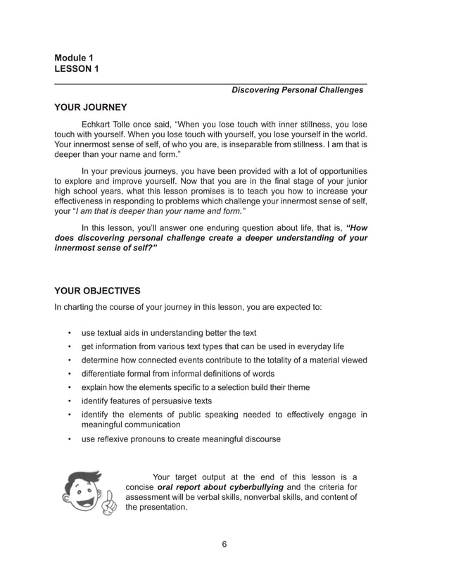 English Grade 10 Module | PDF