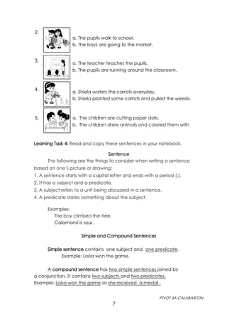 English Grade 3 Q1.pdf | Homework and Study | Education