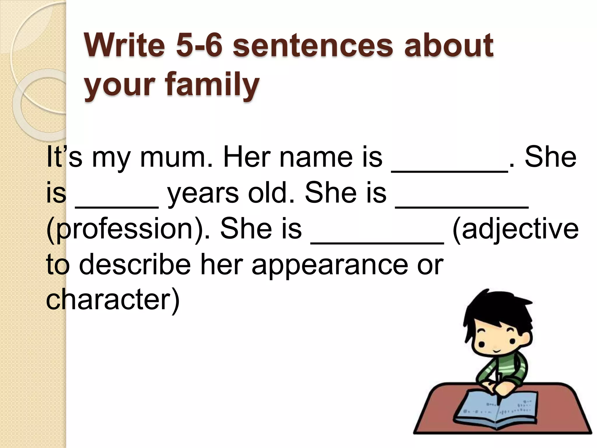 English Grade 5 Family relationships Unit 3 Values PPT.pptx