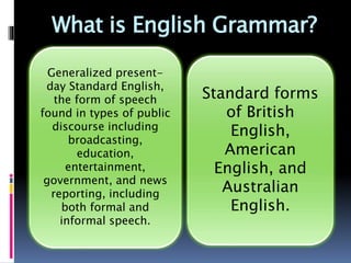 English Grammar | PPTX