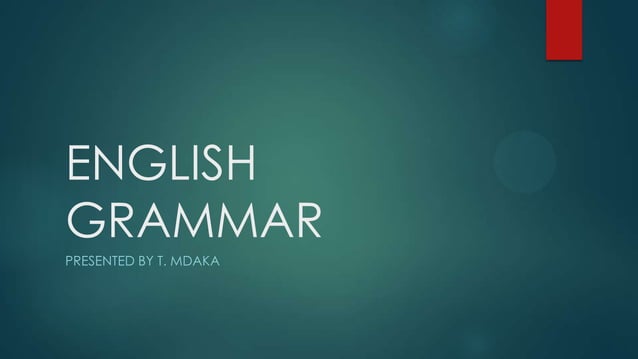 English grammar | PPT