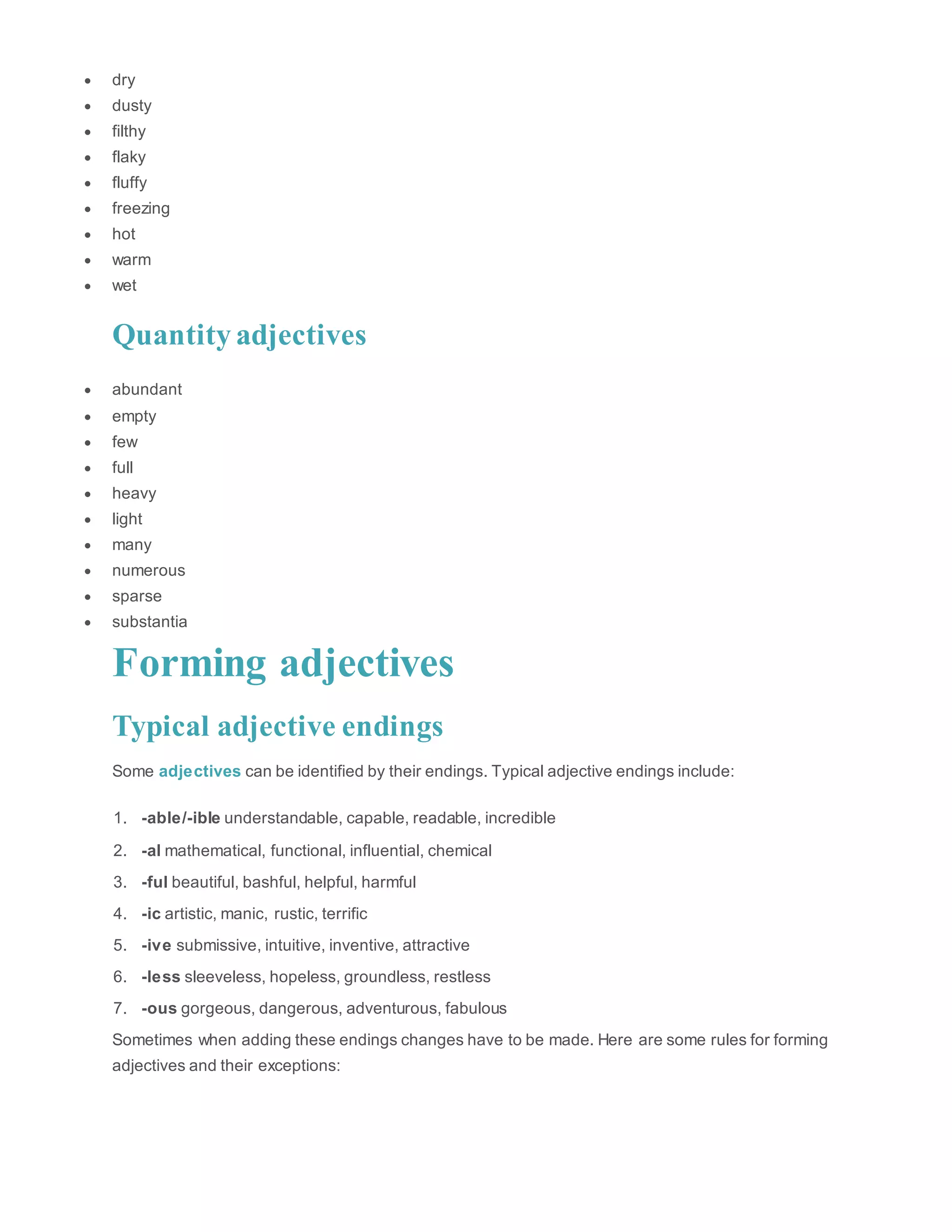 English grammar-Adjective | DOCX