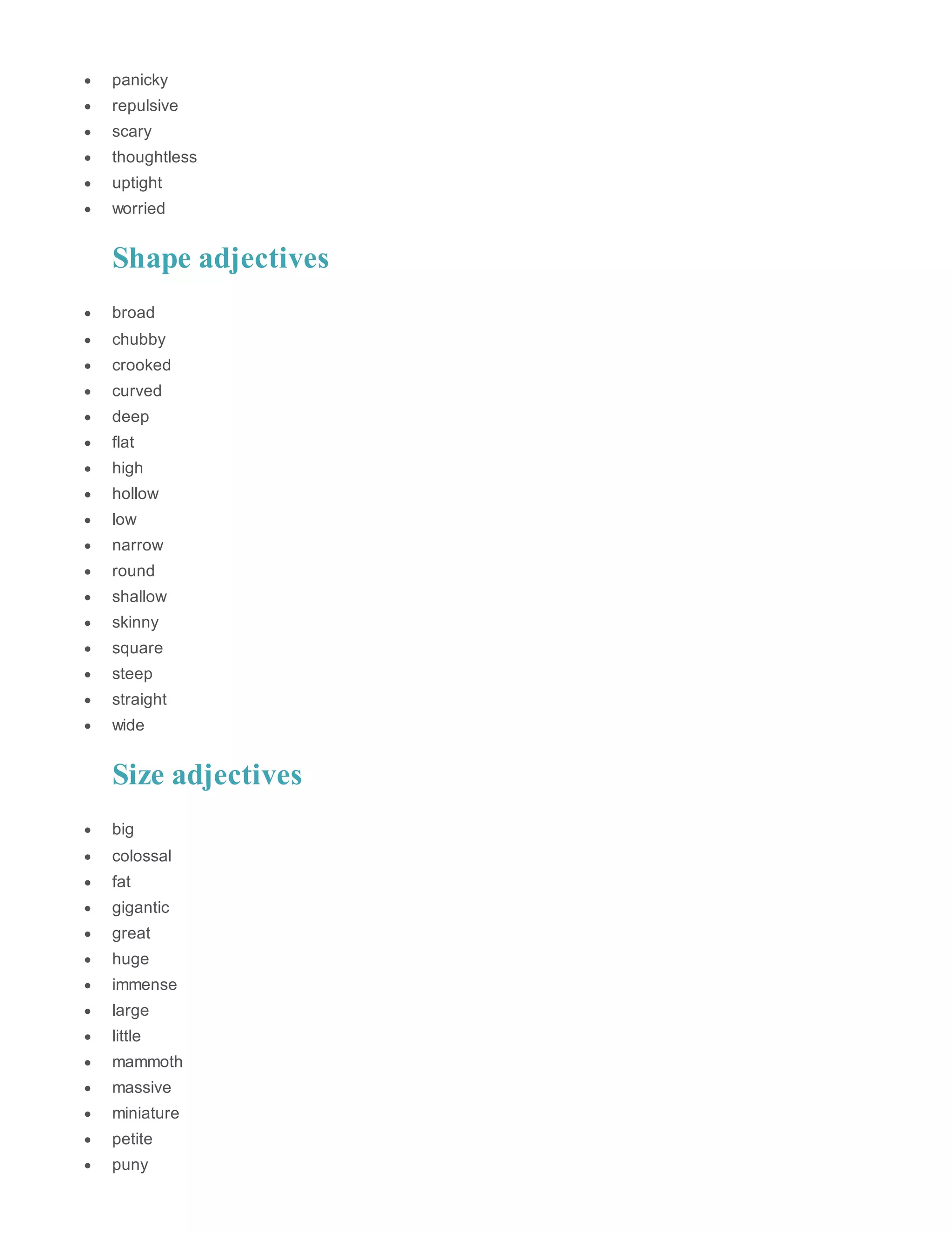 English grammar-Adjective | DOCX