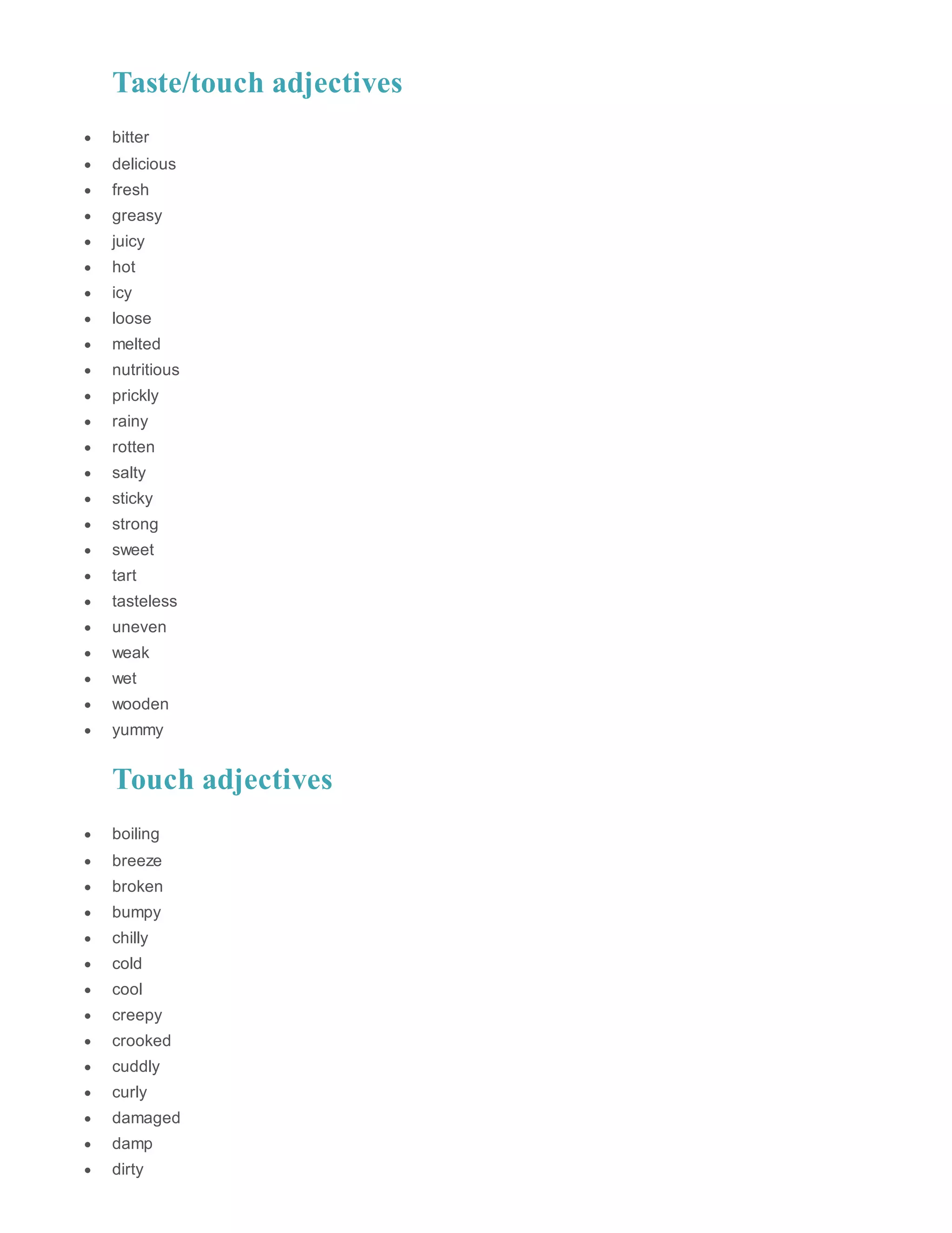 English grammar-Adjective | PDF