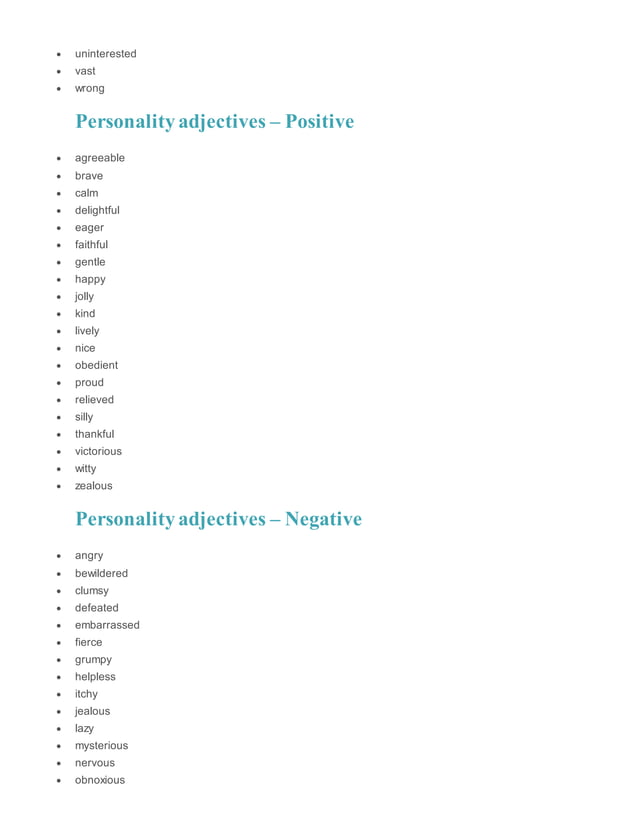 English grammar-Adjective | PDF