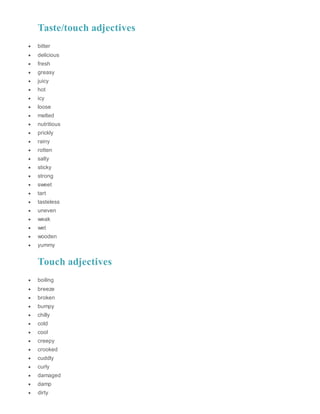 English grammar-Adjective | PDF
