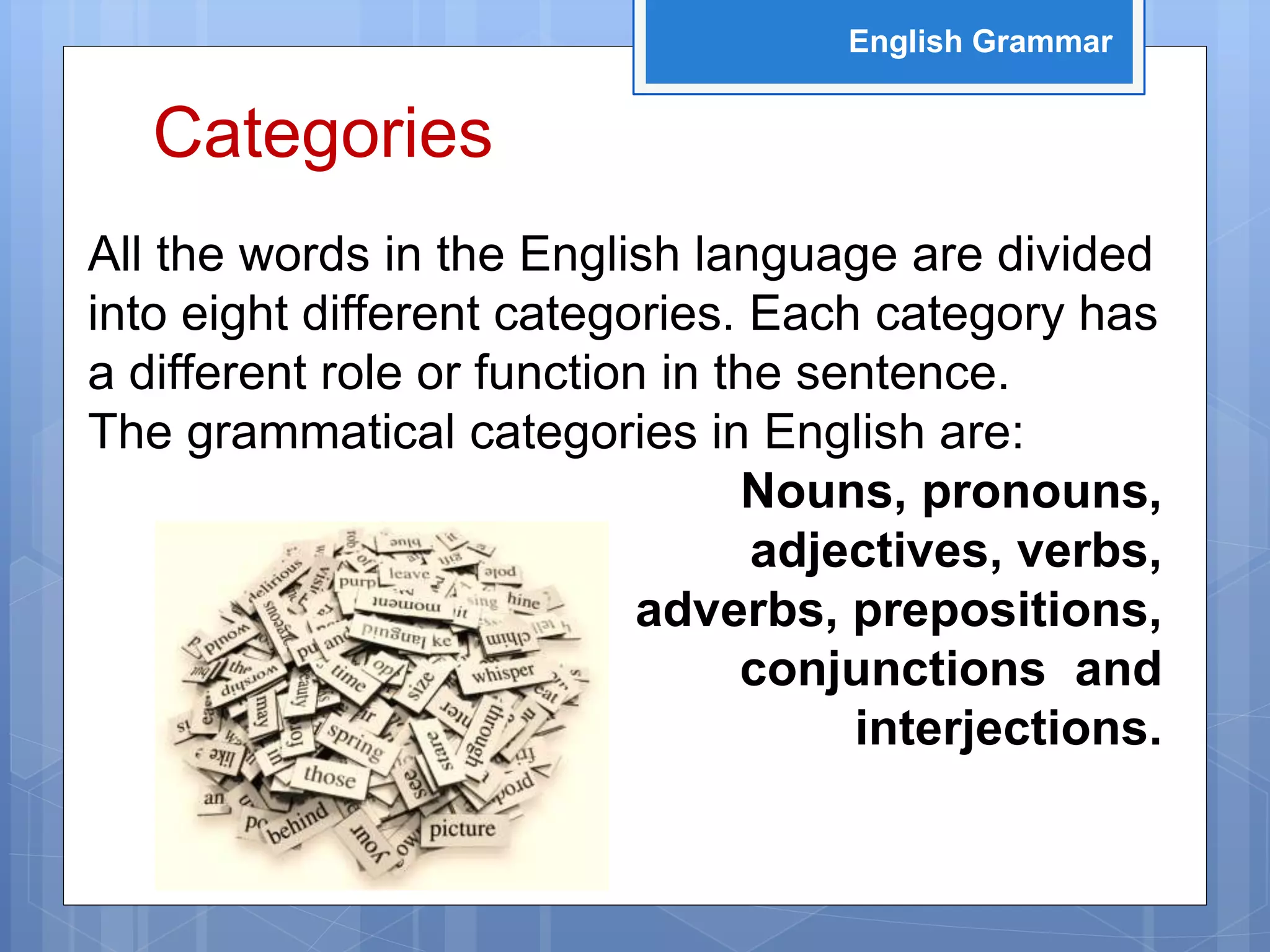 English Grammar | PPTX