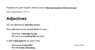 English grammar british council | PDF