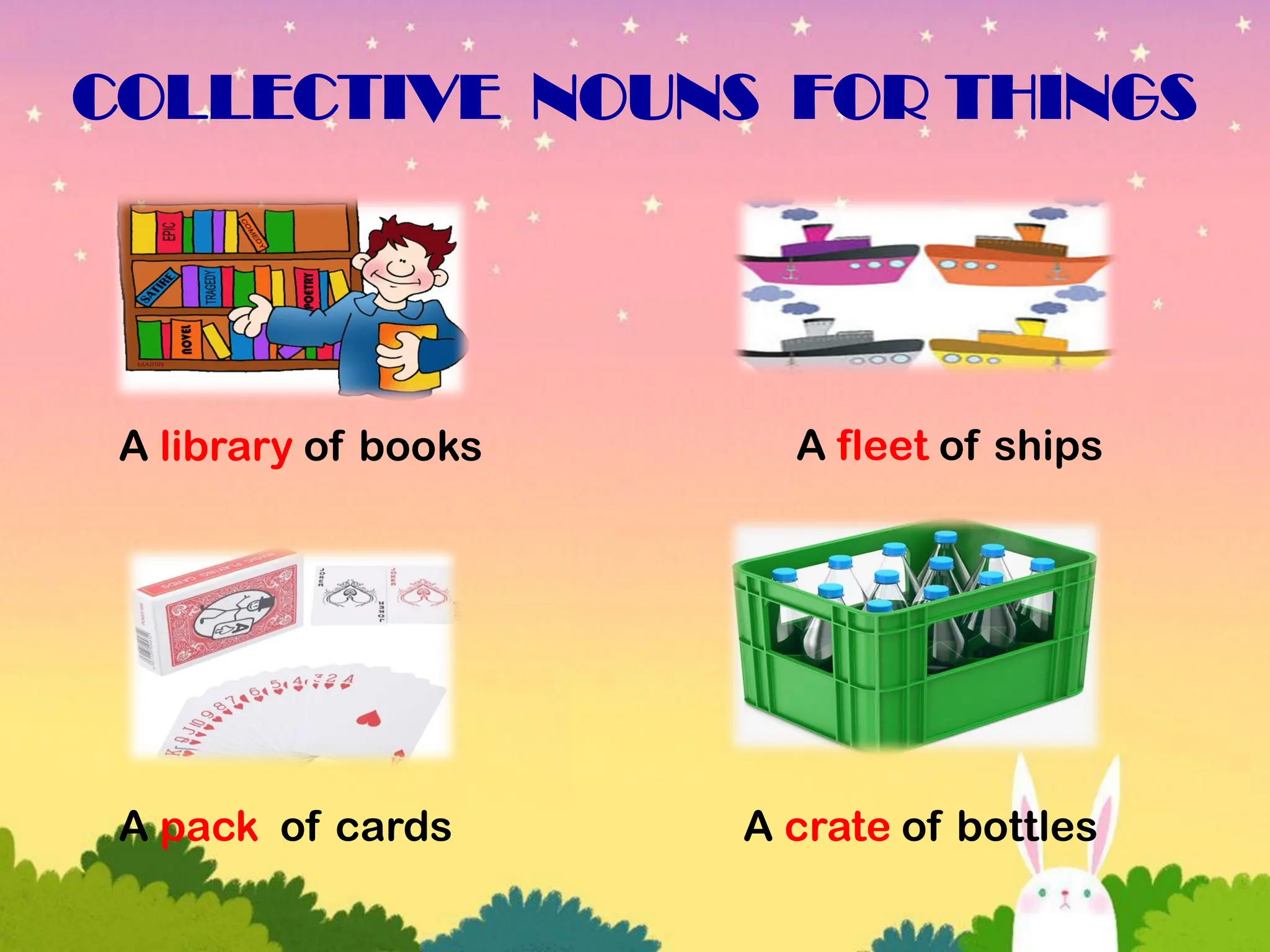 ENGLISH GRAMMAR - TYPES OF NOUNS PRESENTATION | PPT