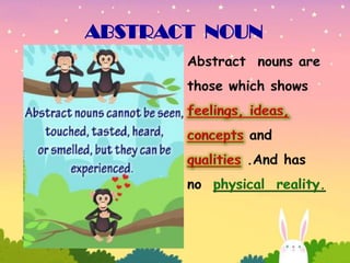 ENGLISH GRAMMAR - TYPES OF NOUNS PRESENTATION | PPT