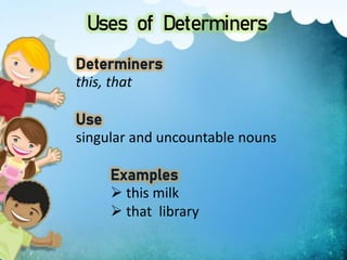 ENGLISH GRAMMAR-DETERMINERS PRESENTATION | PDF