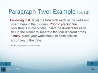 English grammar Paragraph Writing II | PPT