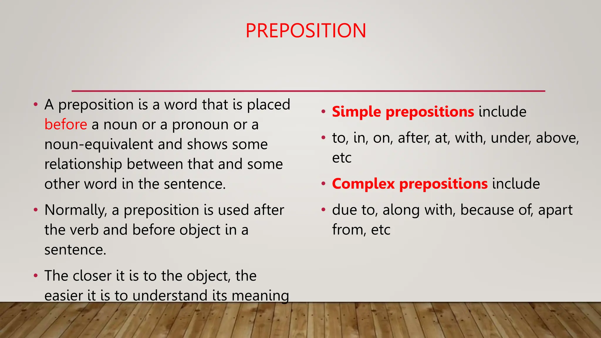 ENGLISH GRAMMAR - PARTS OF SPEECH AND TENSES | PPTX