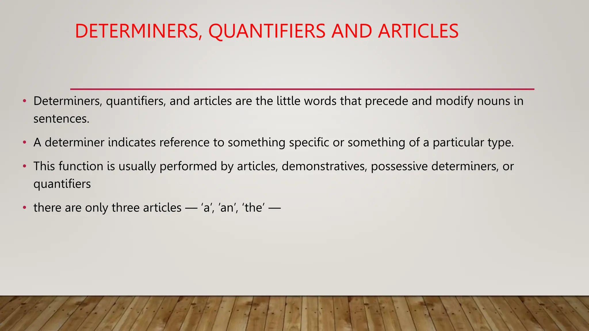 ENGLISH GRAMMAR - PARTS OF SPEECH AND TENSES | PPTX