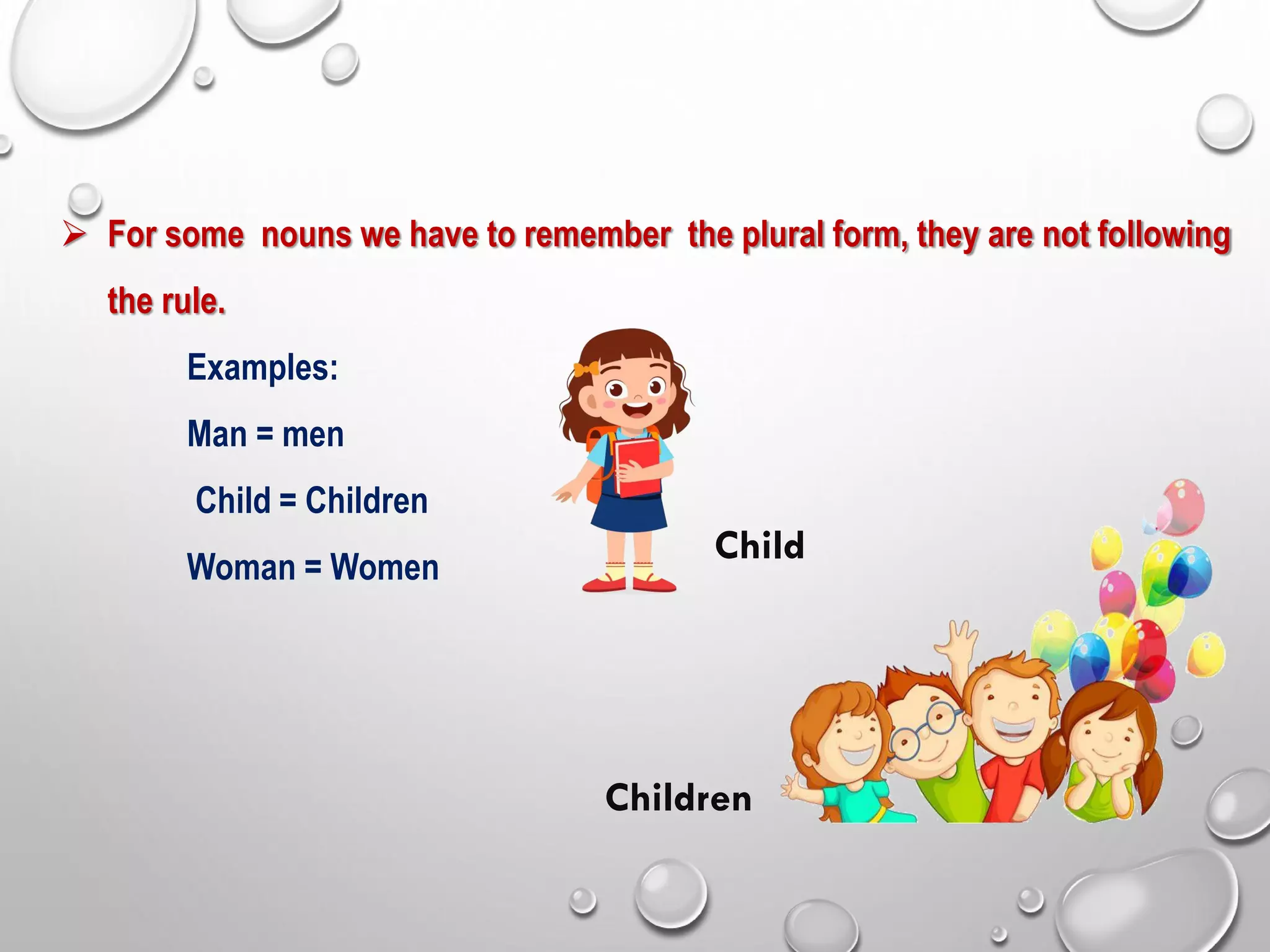 English grammar possessive noun & singular - plural nouns | PPT