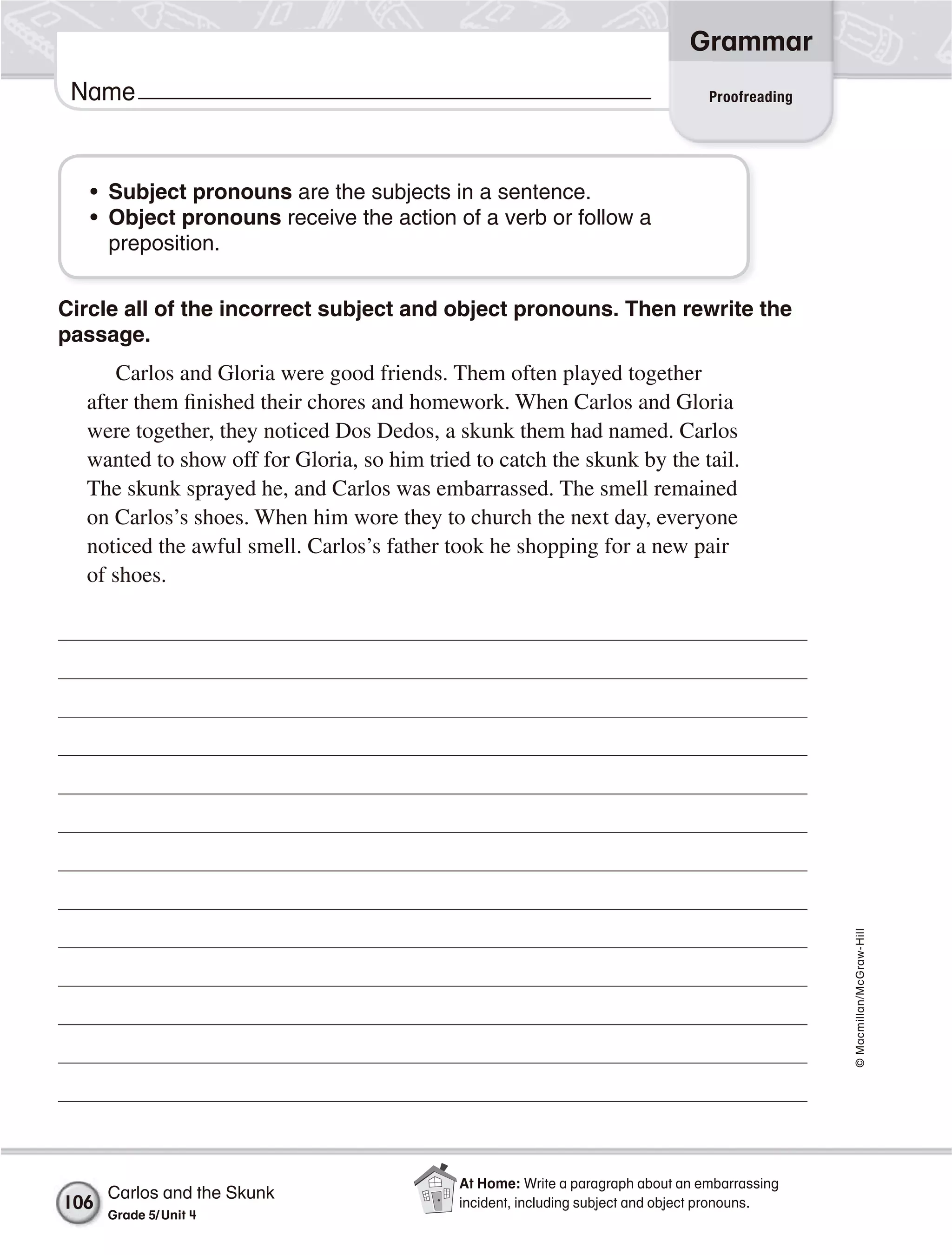 English grammar 5th grade | PDF
