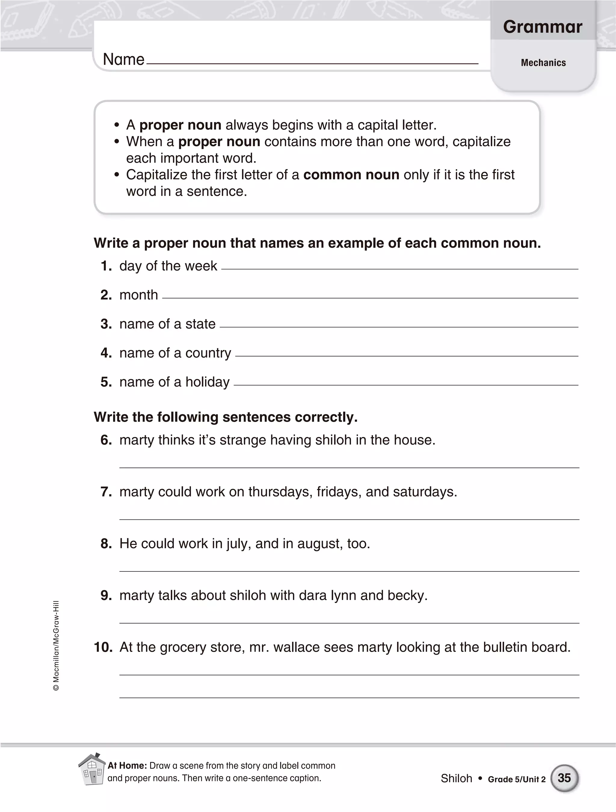 English grammar 5th grade | PDF