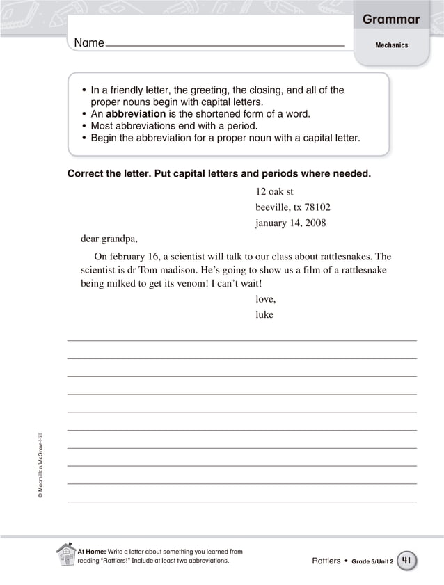 English grammar 5th grade | PDF
