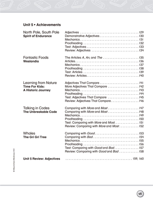 English grammar 5th grade | PDF